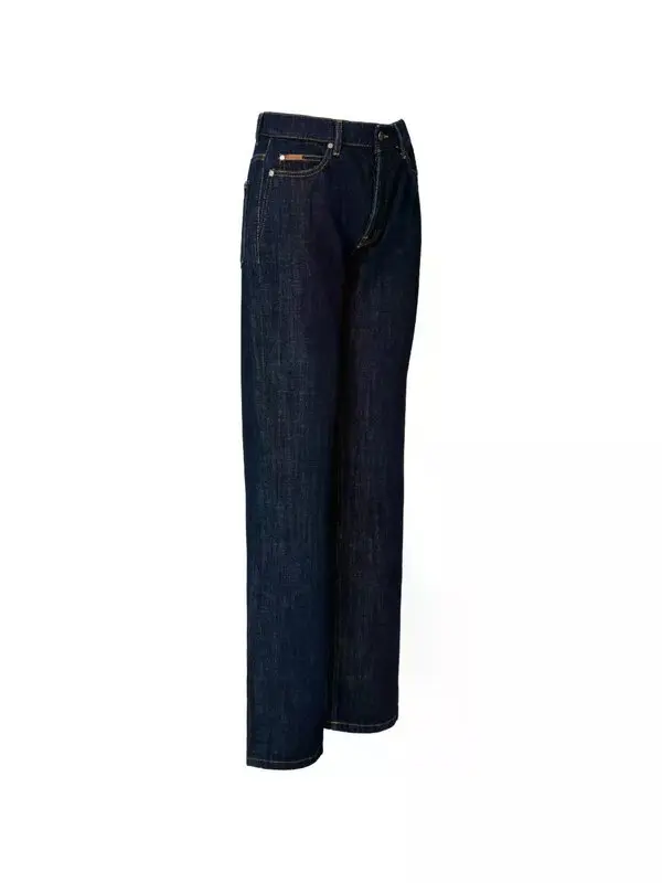 NO44 Celene Straight-leg Jeans With Contrast Stitching