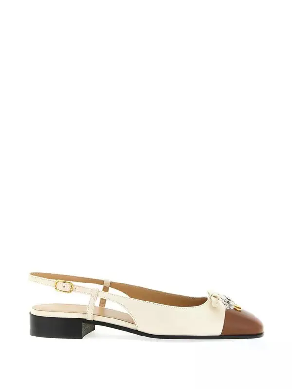 Valentino Garavani Vlogo Signature Slingback Ballet Flats