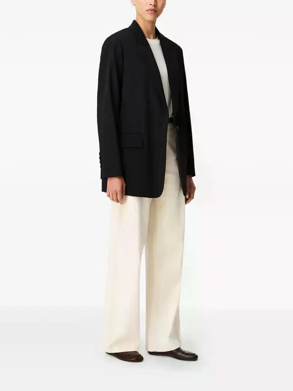 Another Tomorrow Oversized Peak-lapel Blazer