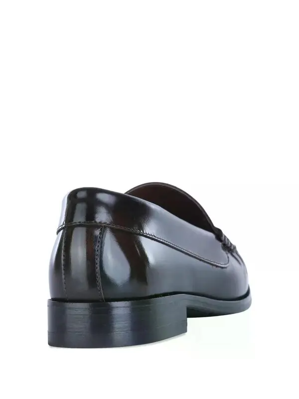 ALOHAS Rivet Leather Loafers