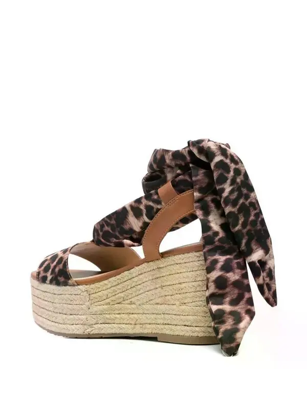 Liu Jo Leopard-print Wedge Sandals