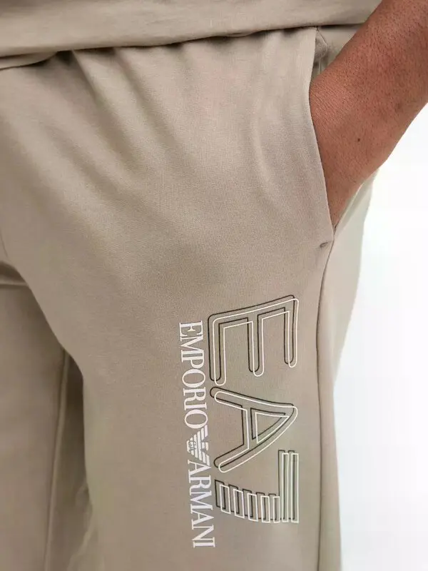 EA7 Logo-print Drawstring Track Pants