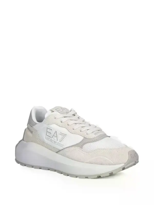 EA7 Logo Patch Panelled Sneakers