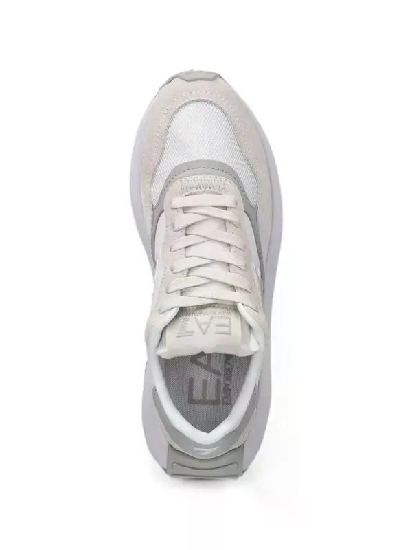 EA7 Logo Patch Panelled Sneakers