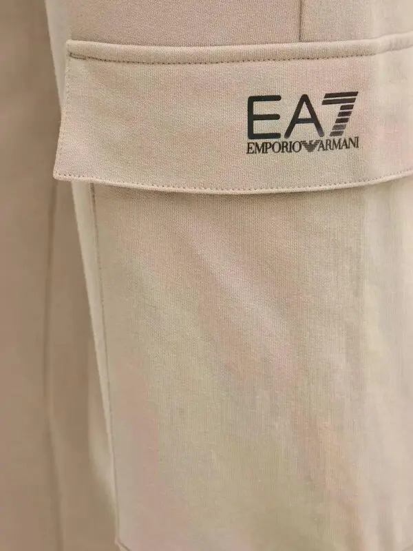 EA7 Logo-print Cargo Pants