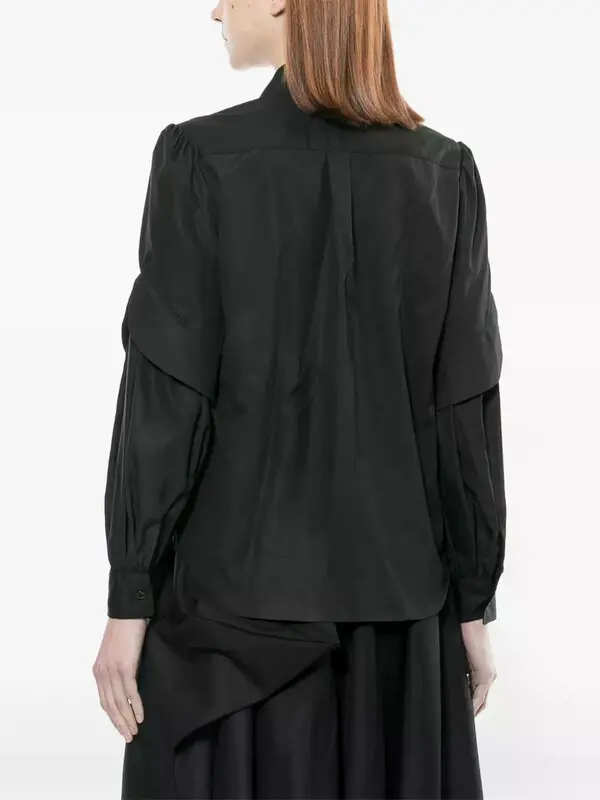 Noir Kei Ninomiya Layered Shirt With Chain Detail