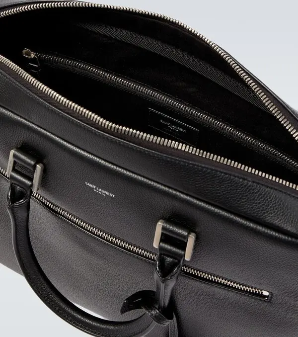Saint Laurent Sac De Jour Leather Tote Bag