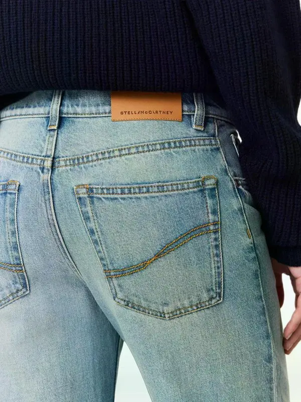Stella McCartney Distressed Patchwork Jeans
