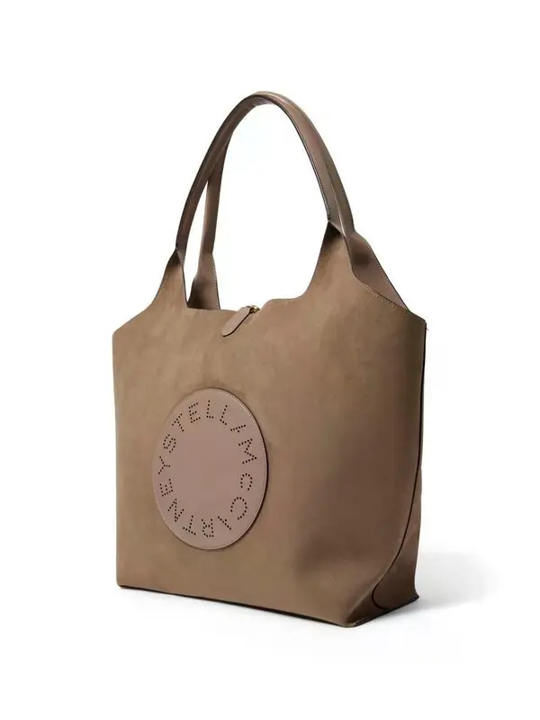 Stella McCartney Logo Perforated Tote Bag