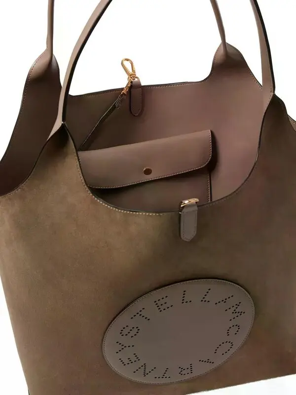 Stella McCartney Logo Perforated Tote Bag