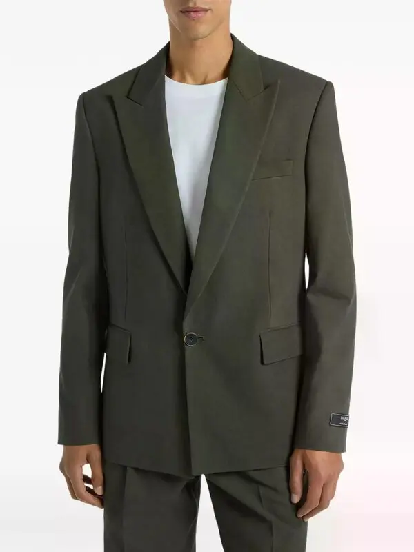 Balmain Cotton Twill 1-button Jacket