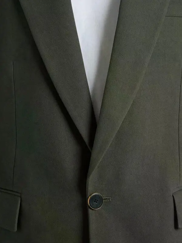 Balmain Cotton Twill 1-button Jacket