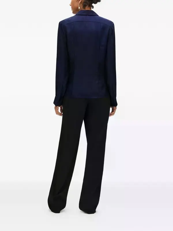 Another Tomorrow Darted Fitted Shirt