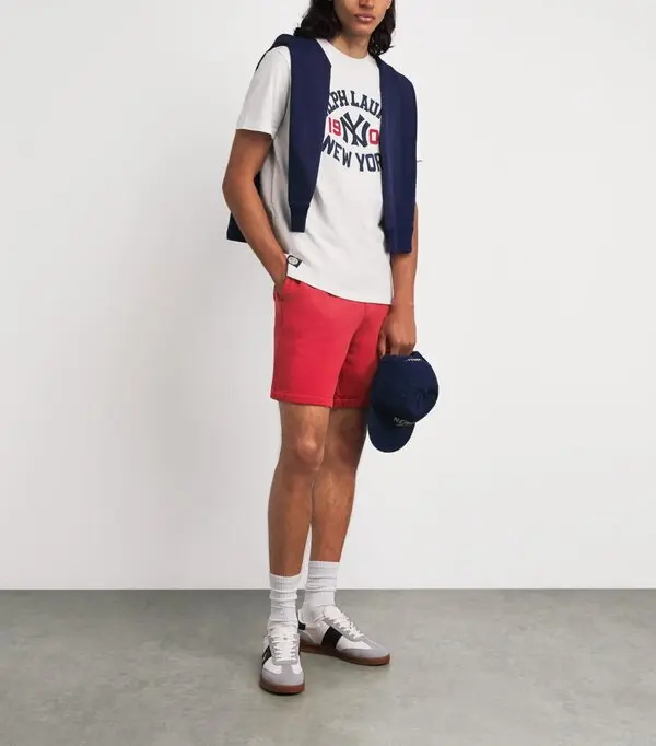 Polo Ralph Lauren X New York Yankees Cotton Shorts - Red