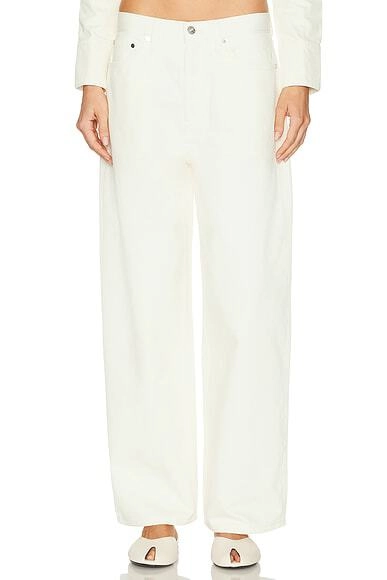 EB DENIM Brea Relaxed Baggy Jeans - Bone