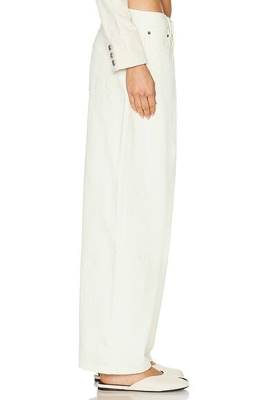 EB DENIM Brea Relaxed Baggy Jeans - Bone