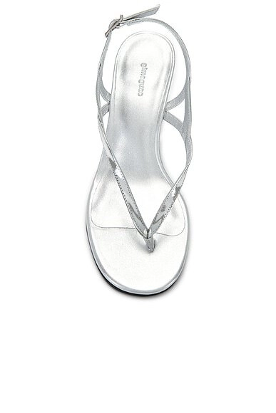 Gimaguas Metallic Wedge Sandals