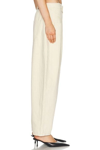 Isabel Marant Étoile Lisha Wide Leg Denim Trousers - Beige
