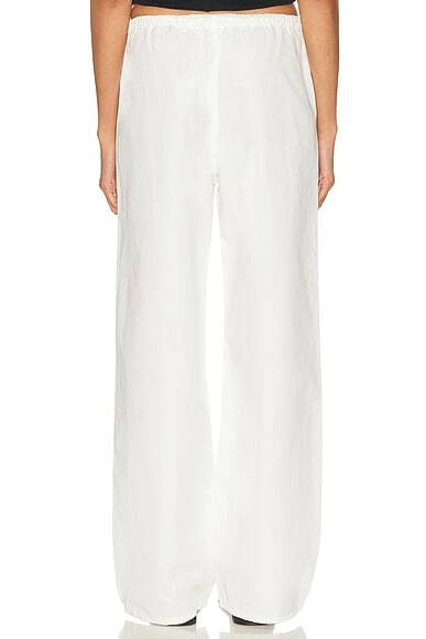 GRLFRND Kacey Pull On Wide Leg Trousers - Creme