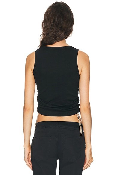 Burberry Tie Side Tank Top - Black