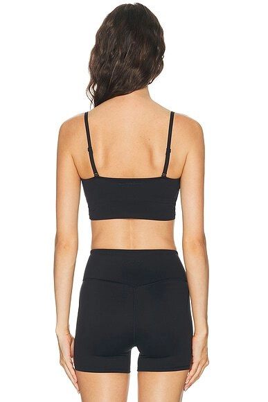 NIKESKIMS Matte Cami Long Line Bra - Obsidian