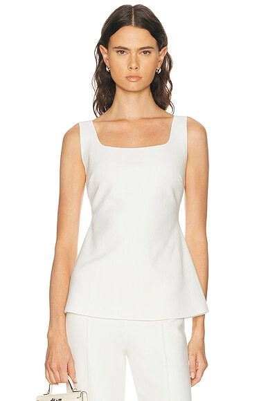 HIGH SPORT Tonal Stripe Inna Top - Ivory