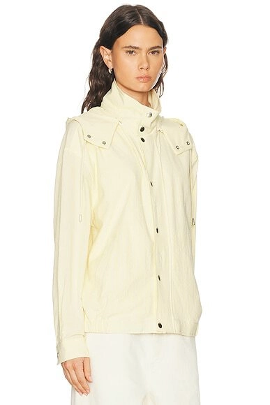 FRAME Seersucker Track Jacket - Lemon Multi