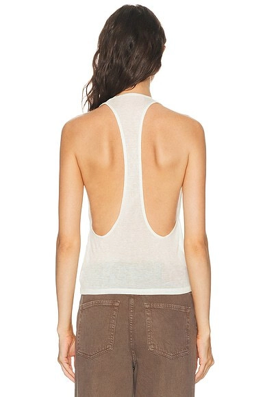 EB DENIM Valley Racer Tank - White