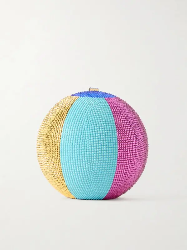 Judith Leiber Sphere Crystal-embellished Clutch - Multi