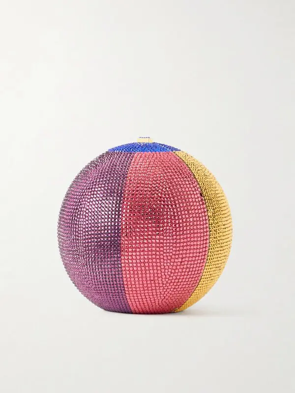 Judith Leiber Sphere Crystal-embellished Clutch