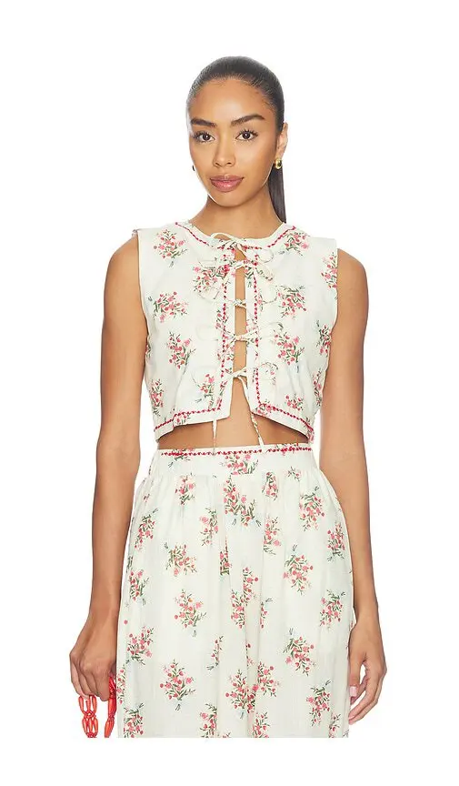 Agua Bendita Madison Cherish Top - Multi