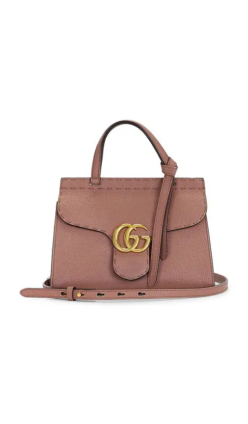 FWRD RENEW Gucci Mini Gg Marmont Shoulder Bag - Pink