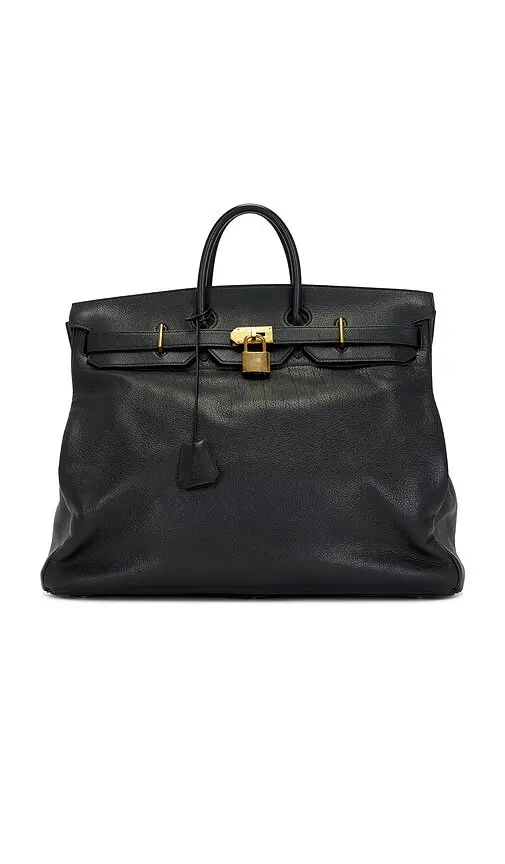 FWRD RENEW Hermes Haut A Curroies Birkin 50 Handbag - Black