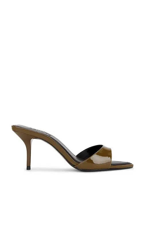 Schutz Elodie Mule Patent Leather - Olive