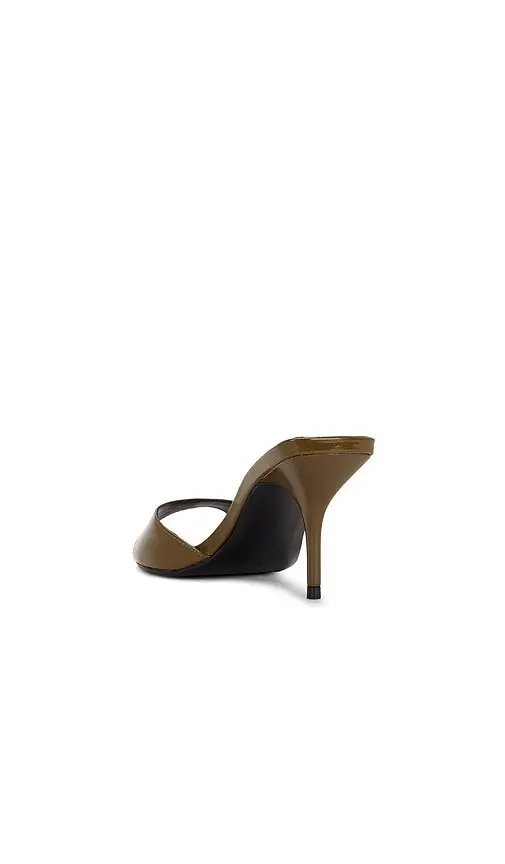 Schutz Elodie Mule Patent Leather - Olive