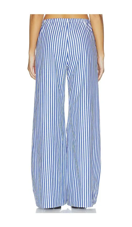 LA LIGNE Stripe Wide Leg Trousers