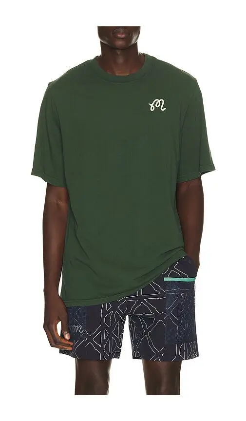 MALBON Bass Club Bermuda Lures Tee - Green