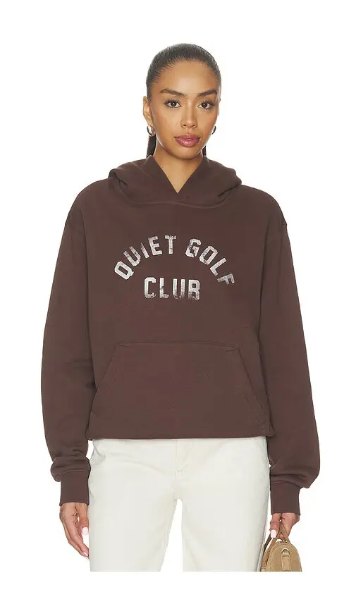 QUIET GOLF Club Qgc Hoodie - Brown