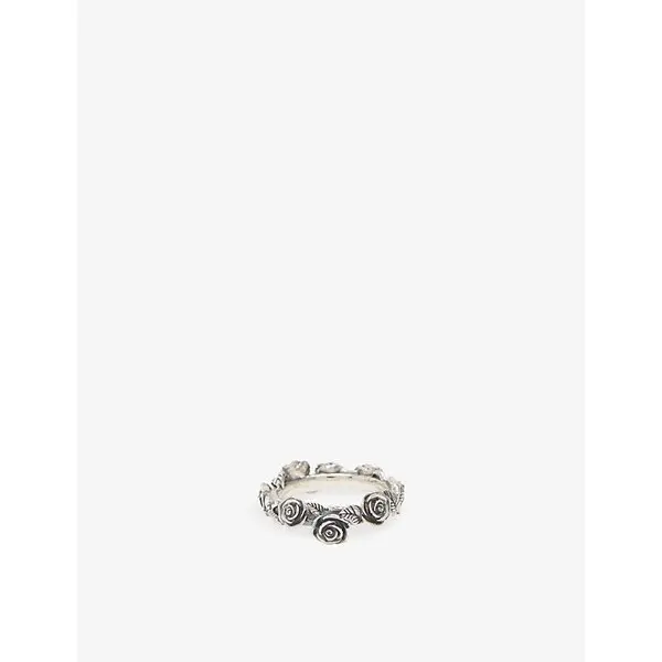 Emanuele Bicocchi Rose Slim Sterling- Ring - Silver