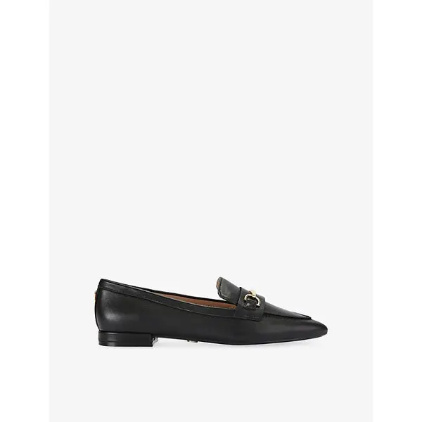 Carvela Passo Leather Loafers - Black
