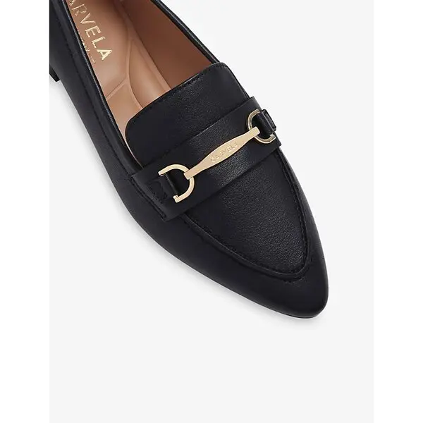 Carvela Passo Leather Loafers - Black
