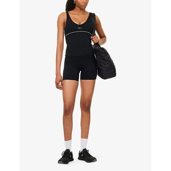 TALA Skinluxe Contrast-piping Workout Shorts