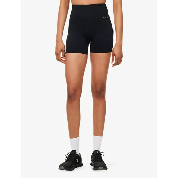 TALA Skinluxe Contrast-piping Workout Shorts