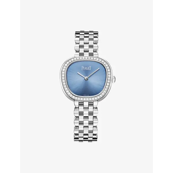 PIAGET Stainless Steel And Diamond Quartz Watch - Silver