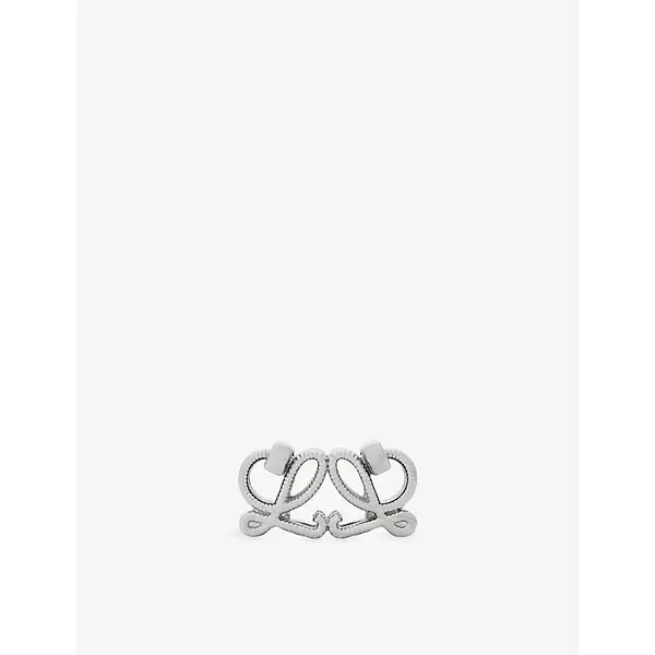 Loewe Double L Brass Dice Charm - Silver