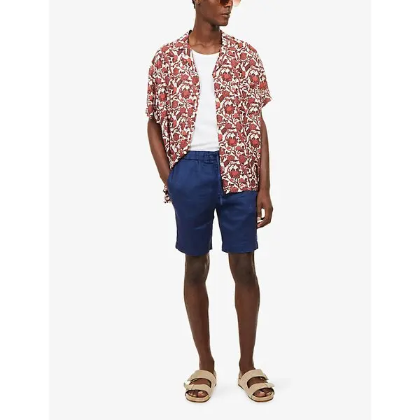 ARRELS BARCELONA Kabak Graphic-print Woven Shirt