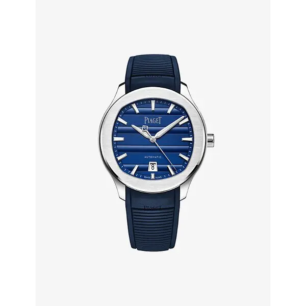 PIAGET Polo Signature Stainless-steel Date Watch 42mm - Navy