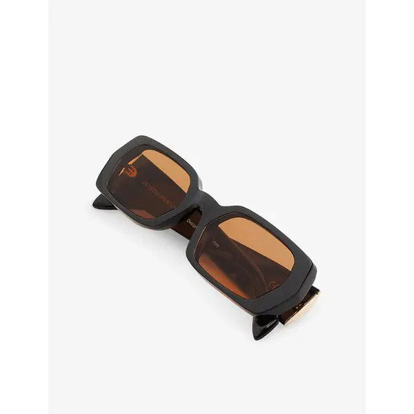 RETROSUPERFUTURE L'altro Rectangle-frame Acetate Sunglasses - Refined