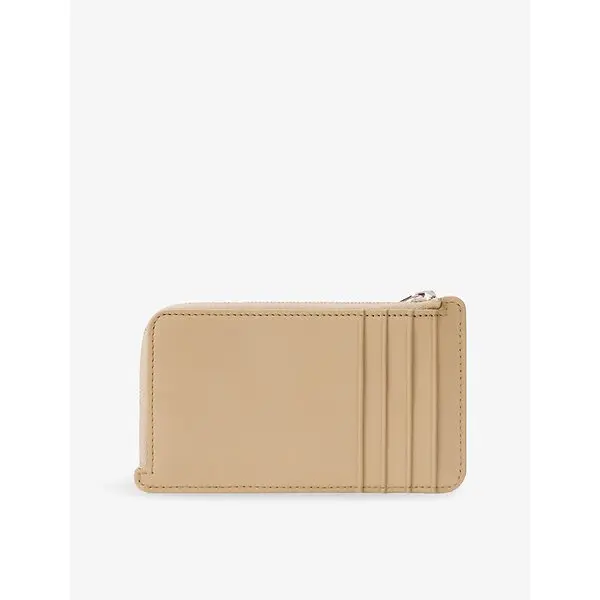 Loewe Knot Coin Leather Card Holder - Beige/lemon