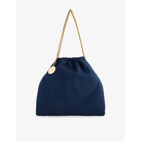 Stella McCartney Falabella Drawstring Faux-suede Shoulder Bag